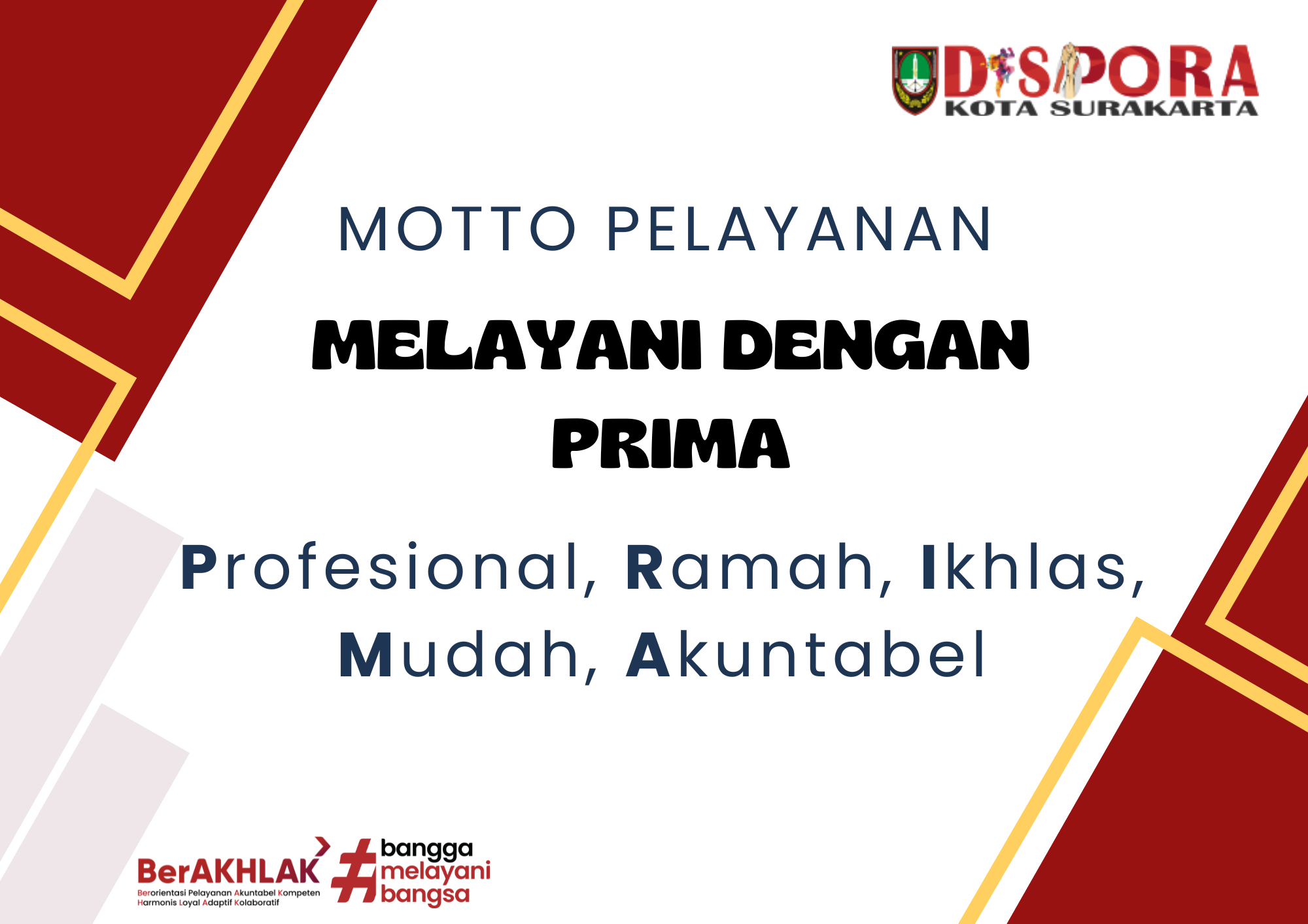 Motto Pelayanan Dinas Kepemudaan dan Olahraga Kota Surakarta – Dispora ...